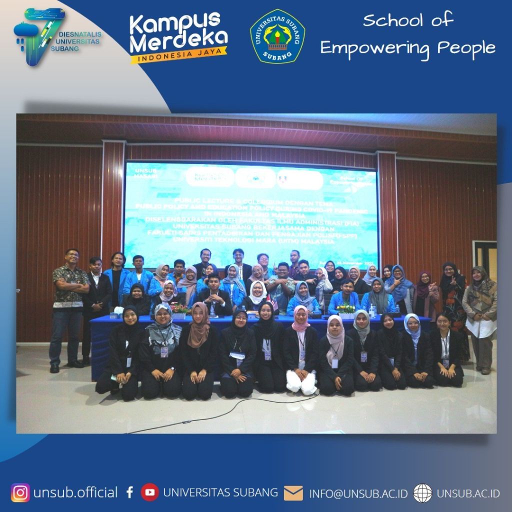 Kolokium antara mahasiswa Universitas Subang (UNSUB) dengan Universiti ...